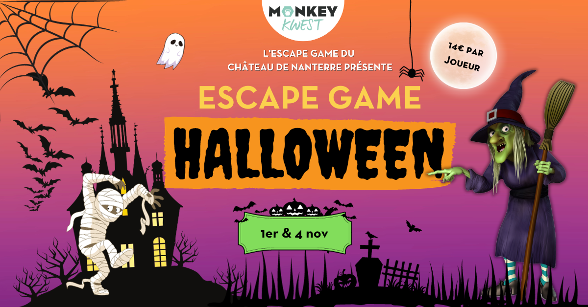 Halloween: Escape Game Monkey Kwest - Nanterre tourisme
